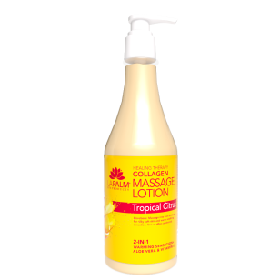 La Palm Healing Therapy Massage Lotion Tropical Citrus 24oz