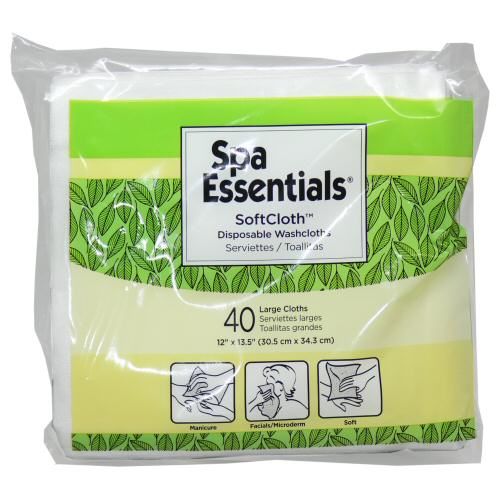 SoftCloth Disposable Large Washcloths (40/Pack)