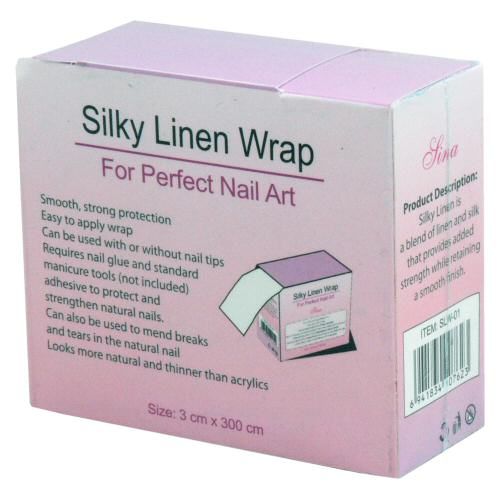 Silky Linen Nail Wrap 3x300cm