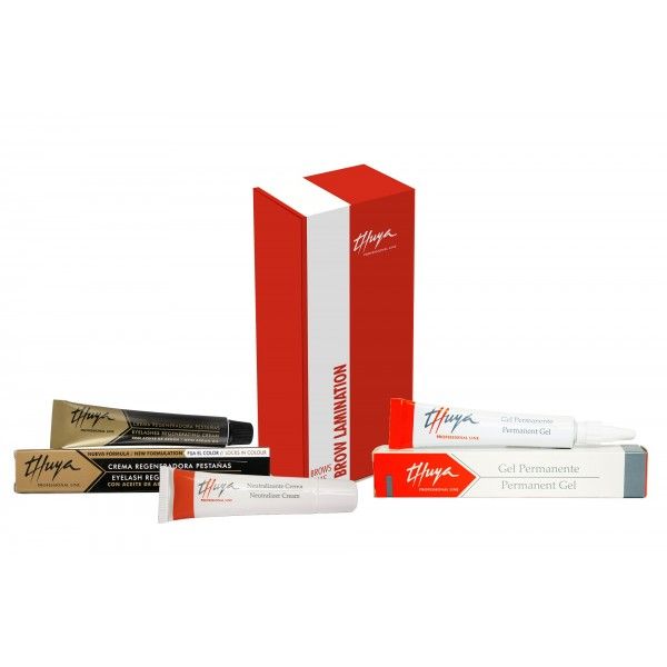 Thuya Brow Lamination Kit (Neutralizer cream, Permanent gel ...