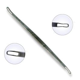 Comedone Extractor 2 Squoval Loops & Flat Handle (Germany)
