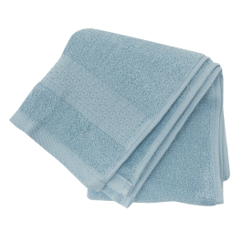 Face Towel Combed Cotton LIGHT Blue 34x34 cm (10pc/pk)