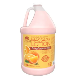 La Palm Healing Therapy COLLAGEN Massage Lotion Orange Tangerine Zest 1Gal