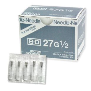 Blood Needles 27Gx1/2" (100/Box)