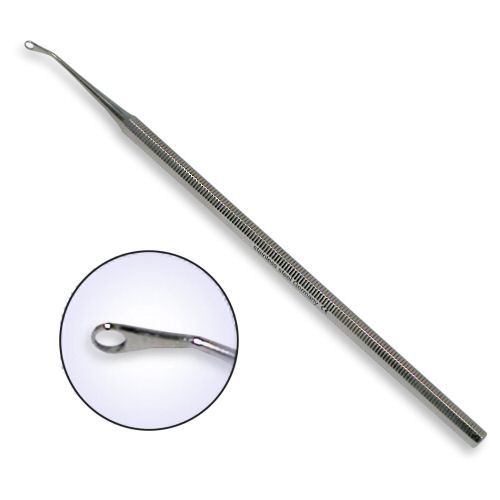 Comedone Extractor 2mm Loop & Curved Tip